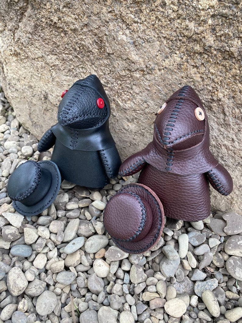 Plague Doctor Decoration Black Plague Doctor Doll Plush Plague Doctor ...