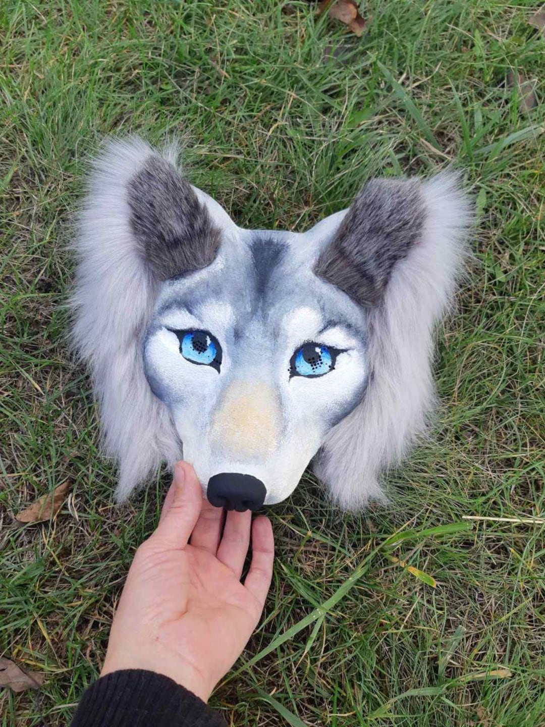 Wolf Quadrobics Mask Cosplay Accessory Therian Stuff Unique Masquerade ...