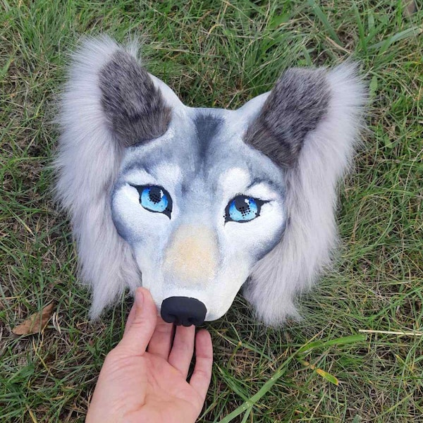 Wolf Mask - Etsy