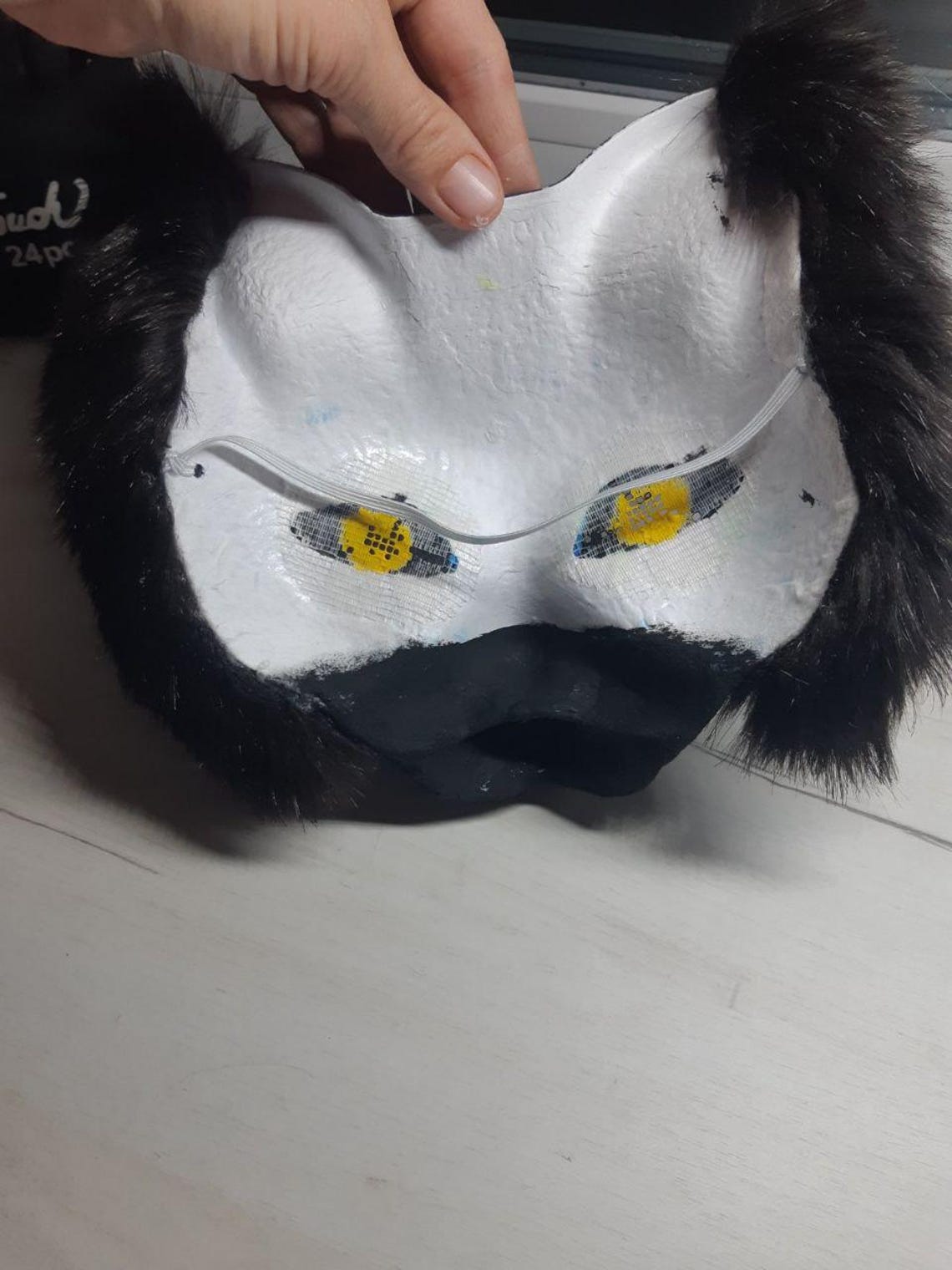 Fantasy Mask Photo Prop Wolf Quadrobics Mask Cosplay Accessory Therian ...