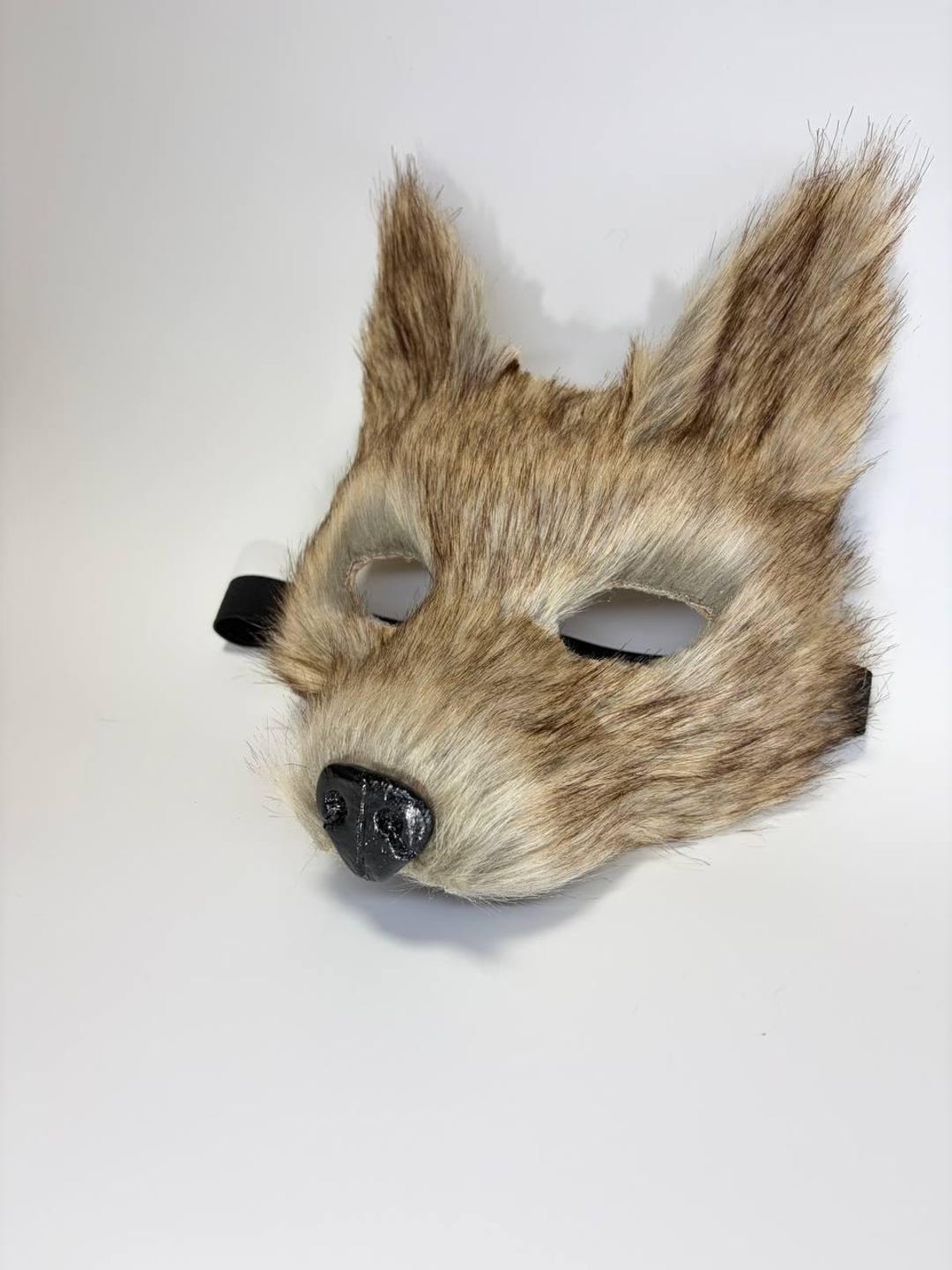 Wolf Therian Mask, Furry Wolf Mask – Realistic Animal Mask, Handmade ...