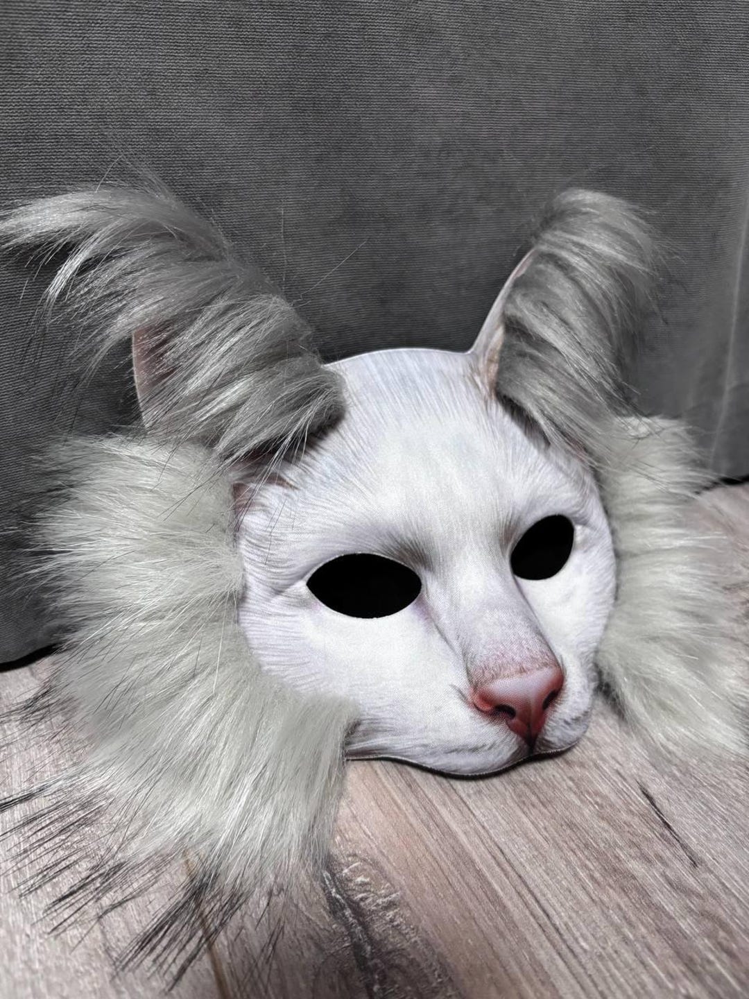 Therian Angora Cat Mask Perfect for Therianthropy and Animal Lovers ...