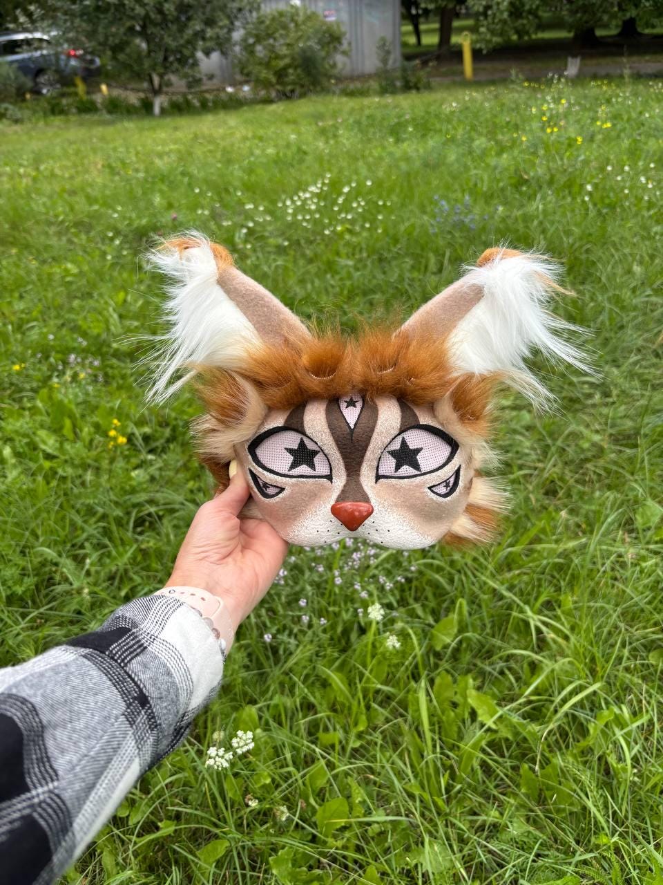 Therian Mask - Therian Gift Idea, Fox Mask, Handcrafted Cosplay ...