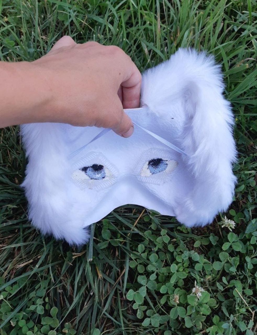 Arctic Fox Mask Polar Fox Mask Cat Therian, Unique Cosplay Accessory ...