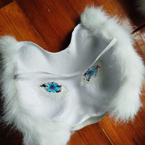 Quadrobics Animal Fluffy Wolf Mask Handmade Cosplay Mask Furry Costume ...
