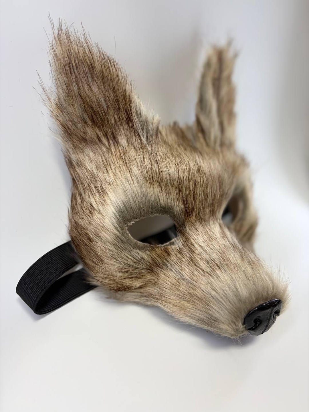Wolf Therian Mask – Realistic Furry Wolf Mask, Handmade Animal Cosplay ...