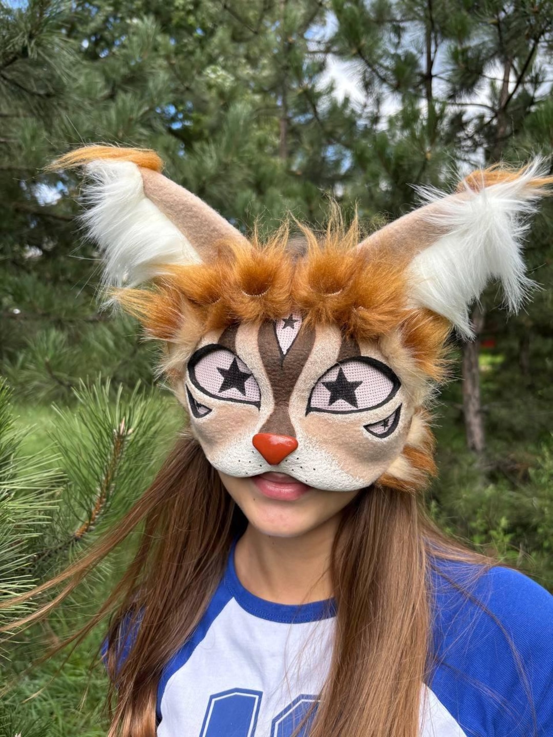 Gift Therians and Furries Maine Coon Mask Handcrafted Cosplay ...