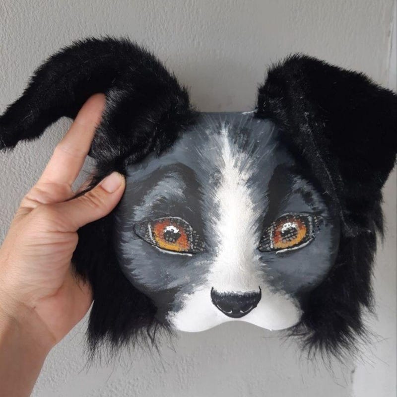 Therian Dog Mask - Etsy