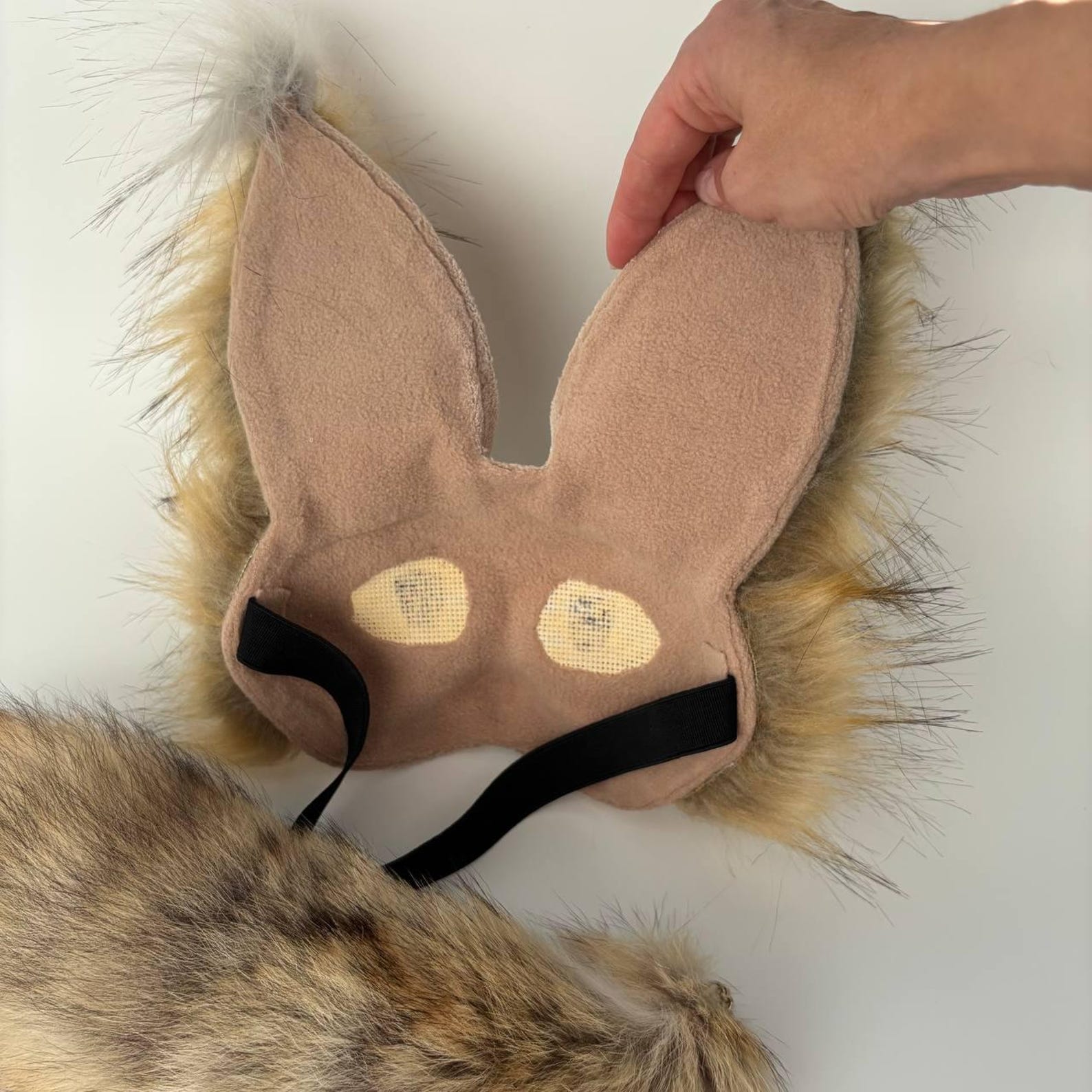 Handmade Cat Mask and Tail, Therian Cat, Faux Fur Tail, Animal Furry ...