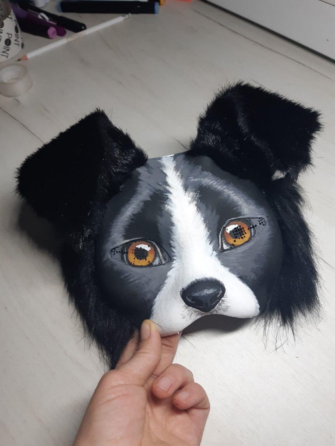 Custom Dog Therian Mask - Perfect for Parties & Festivals Quadrobics ...
