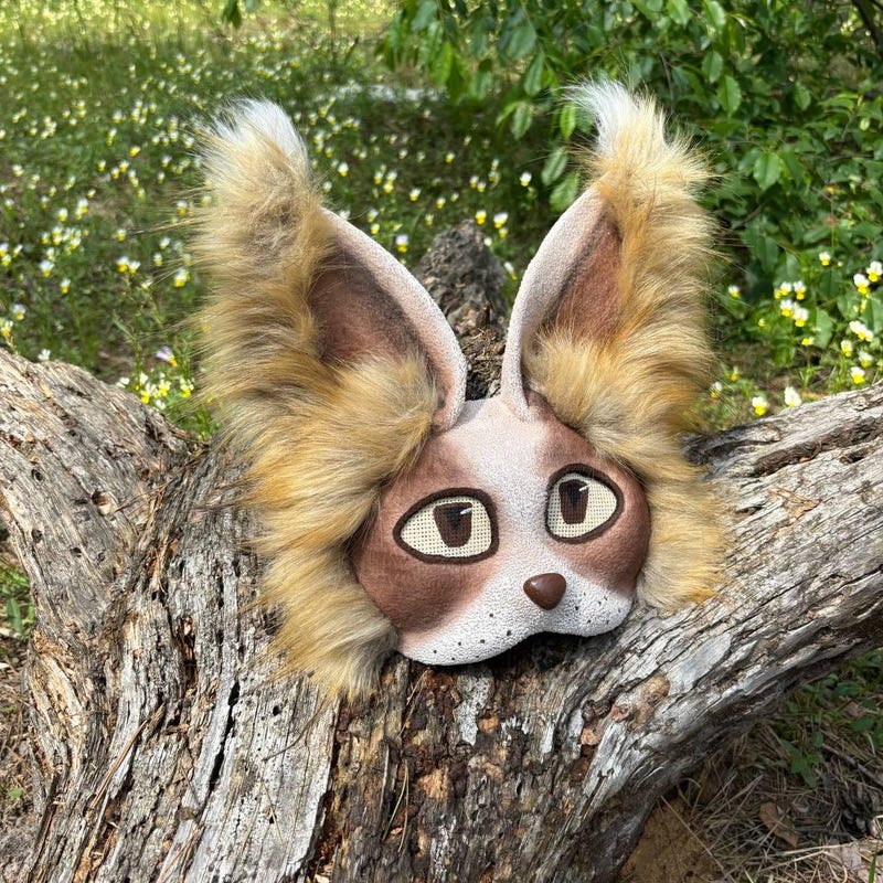 Therian Mask Cat Long Ears - Etsy