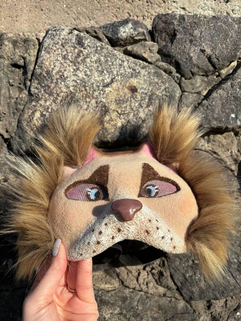 Artisan Crafted Lioness Mask Ideal for Furry Conventions & Cosplay ...