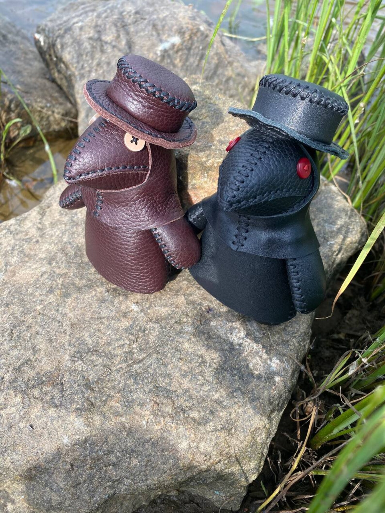 Plague Doctor Decoration Black Plague Doctor Doll Plush Plague Doctor ...