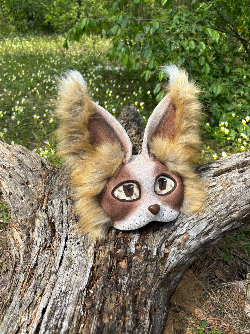 Handmade Cat Mask and Tail, Therian Cat, Faux Fur Tail, Animal Furry ...