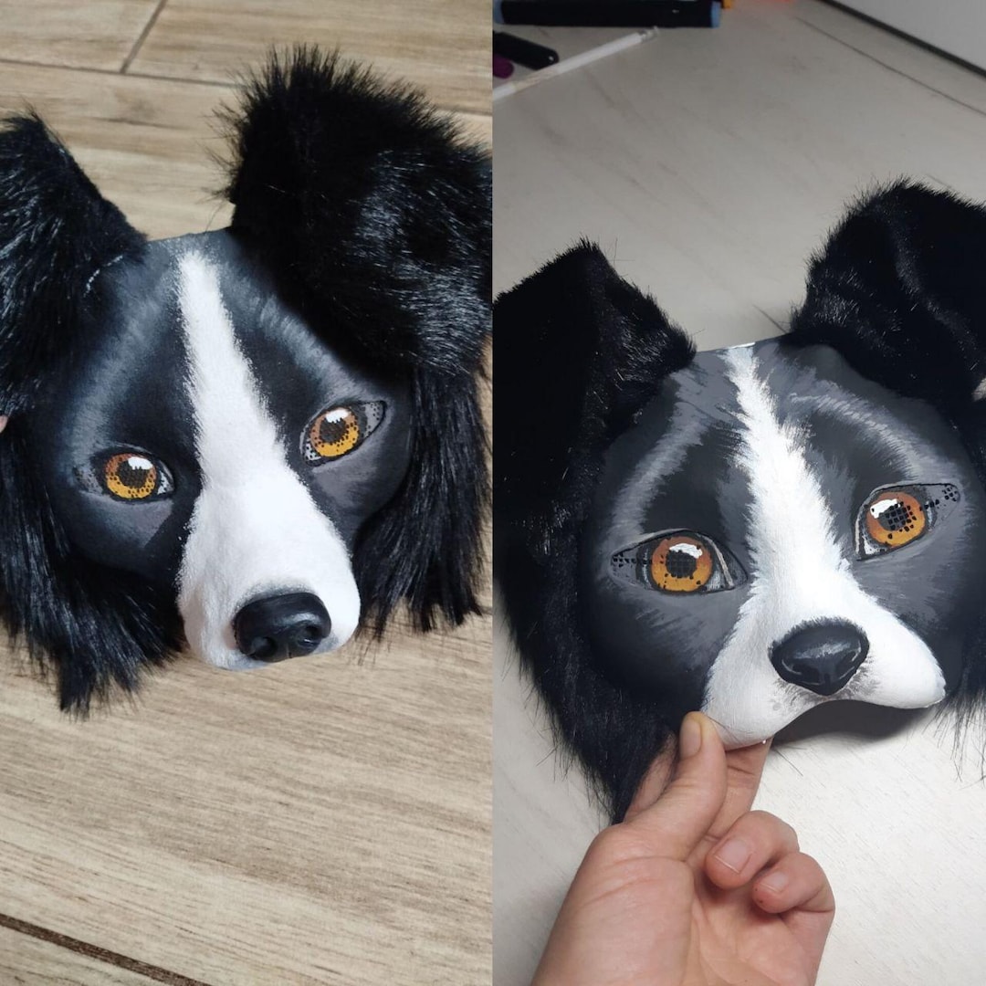 Therian Mask Canine Therian Mask Cosplay Quadrobics Therianthropy ...