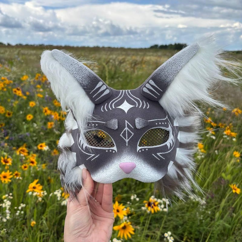 Therian Raccoon Mask - Etsy