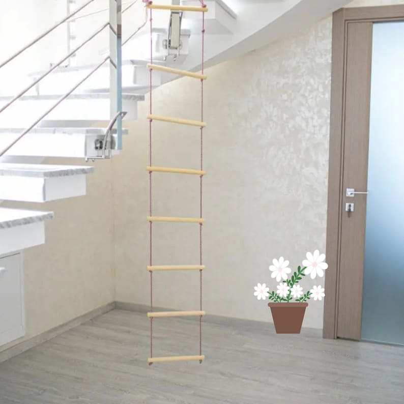 Playground Montessori Sweden Ladder Climb Ladder Free Standing Hanging ...