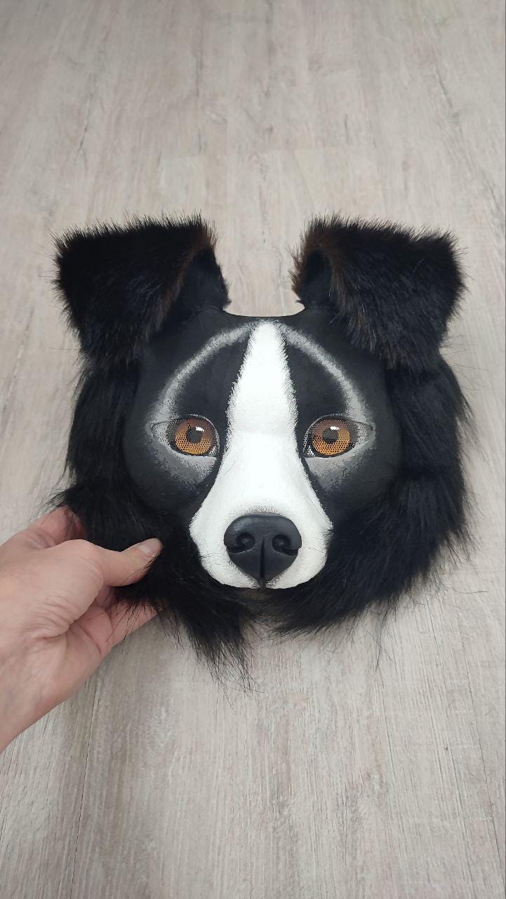 Dog Therian Mask Animal Spirit Mask| Canine Costume Mask for Cosplay ...
