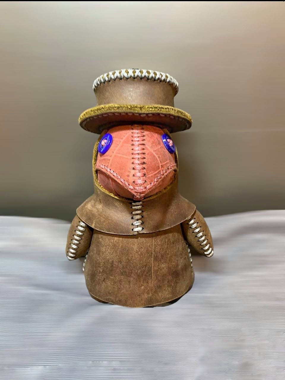 Leather Plague Doctor Toy Plush Vintage Inspired Gift Historical ...