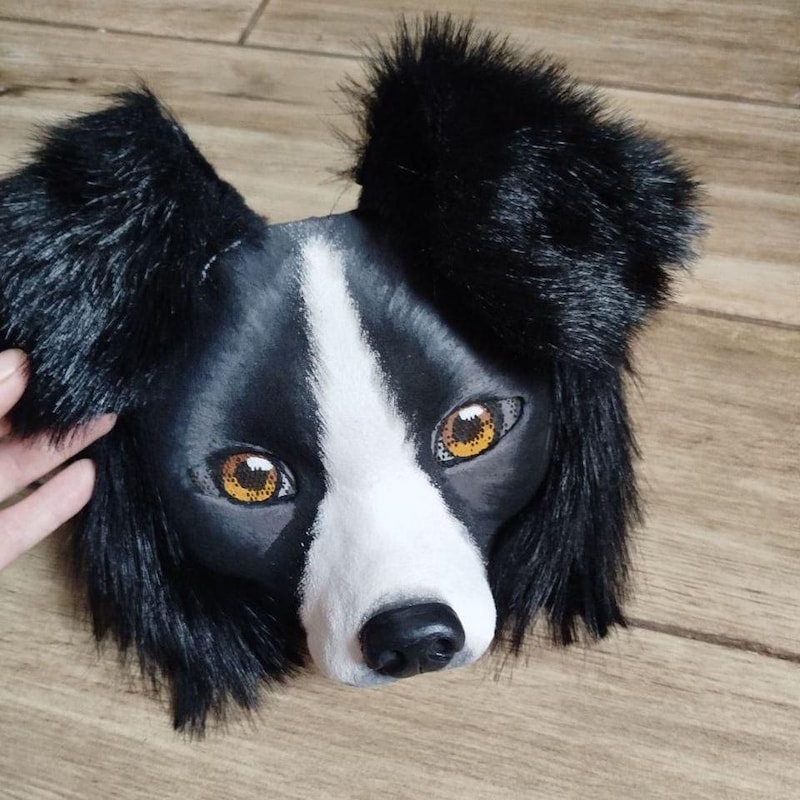 Border Collie Therian Mask - Etsy