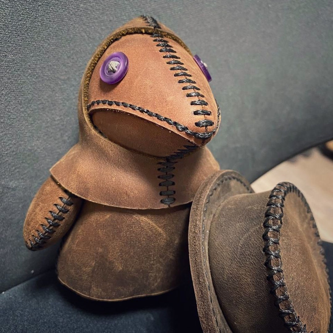 Historical Character Doll Plague Doctor Art, Cottagecore Doll, During ...