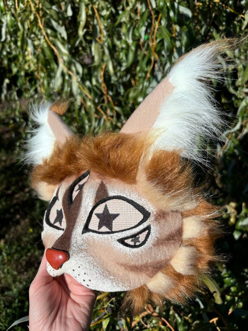 Therian Furry Costume Masks Maine Coon Fox Designs for Creative Cosplay ...