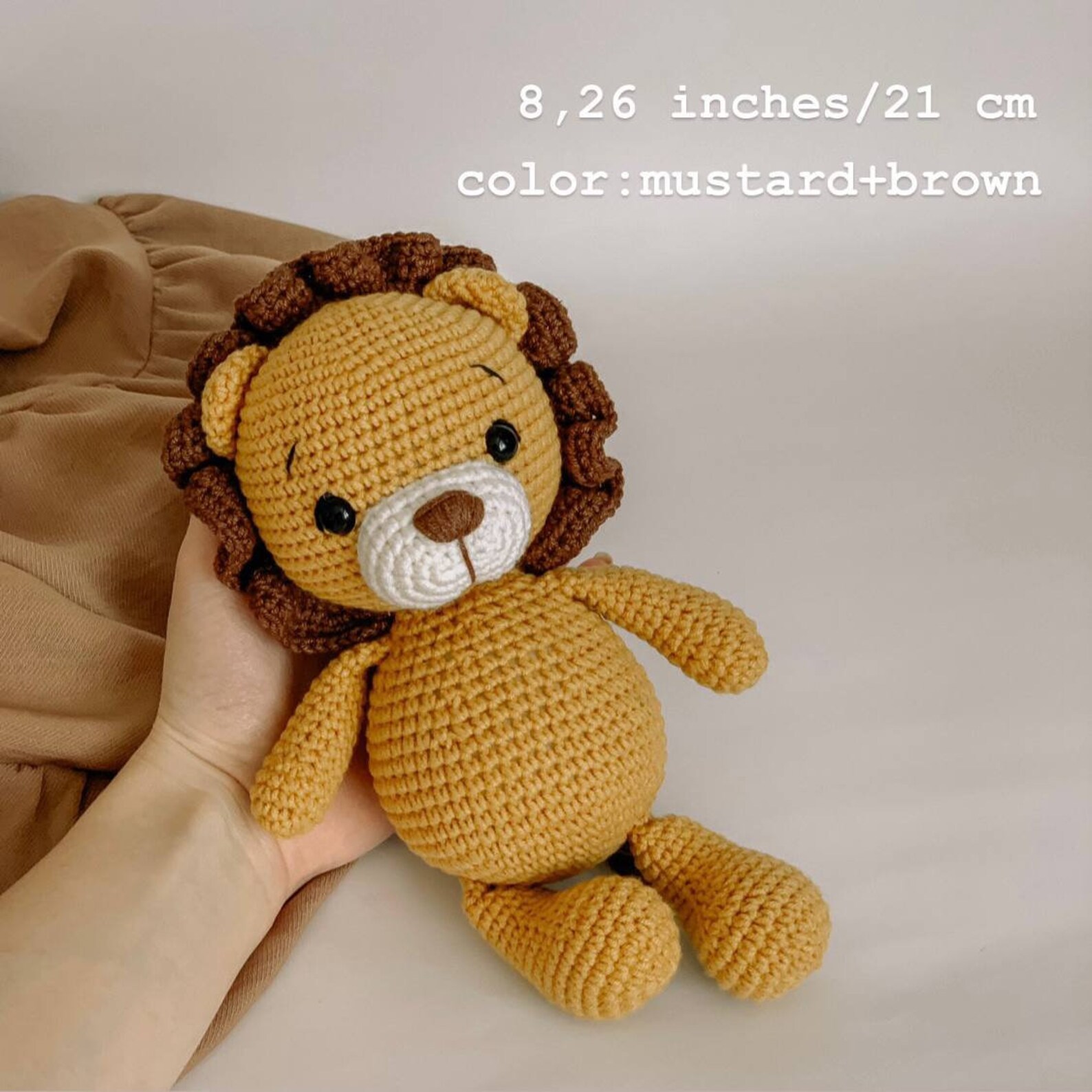 Personalized Stuffed Lion Animal Toy, Baby and Toddler Toy for ...