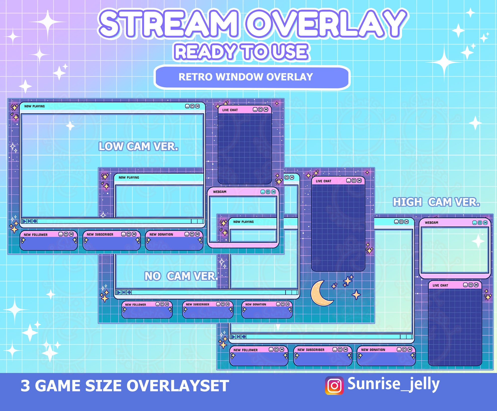 Twitch Stream Overlay / Retro Windows Theme / Simple / Retro / - Etsy ...