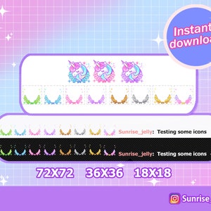 Twitch Sub Badge Flair - Laurel Wreath Flair Collection / Kawaii ...