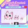 Twitch Emotes Blep Black Cat / Kitty / Cats / Twitch Emotes Pack ...