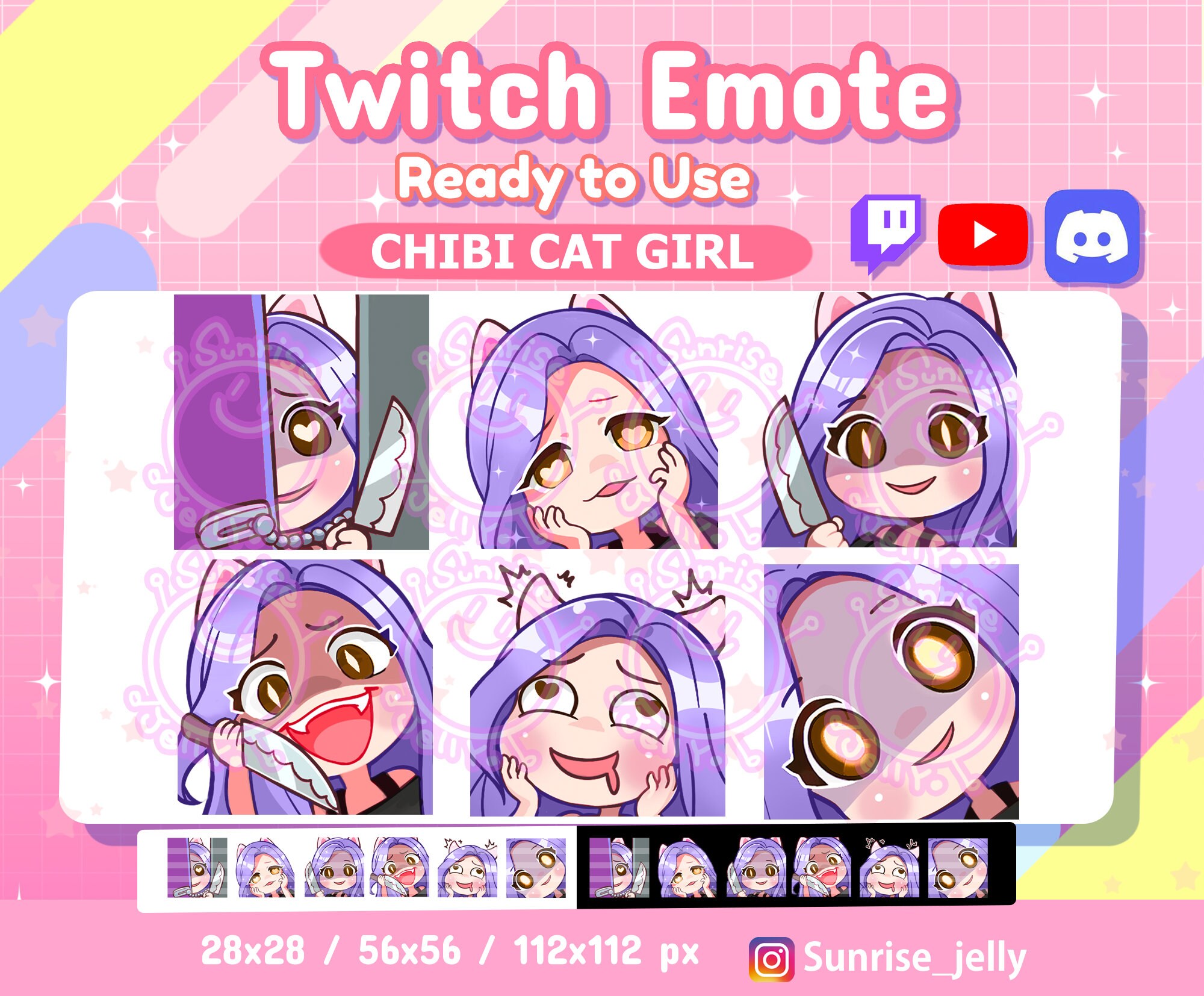 Art & Collectibles custom emotes clip art EViTA : teddy ombre hair ...