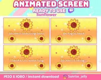 Animated Twitch Peach Stream Screens / Animation / Offline / | Etsy