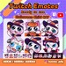 Twitch Emotes Blep White Cat / Kitty / Cats / Twitch Emotes Pack ...