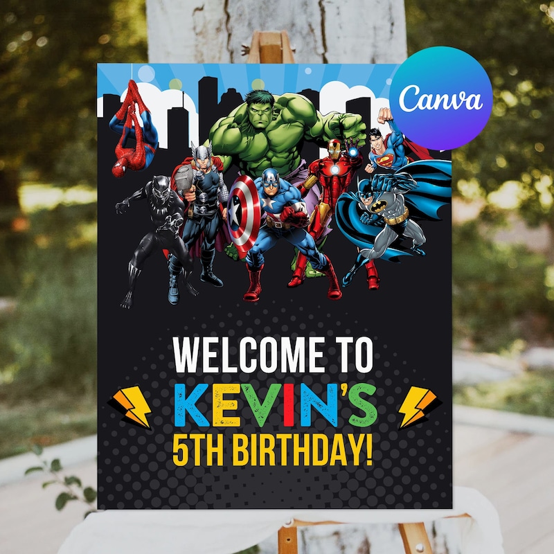 Superhero Welcome - Etsy