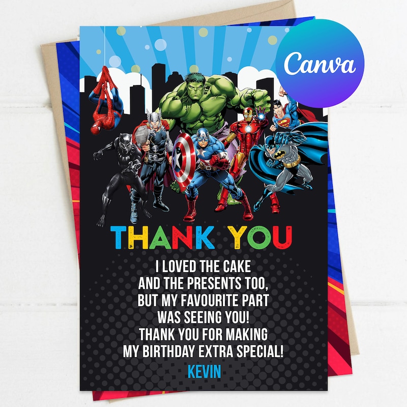 Avengers Greeting Cards - Etsy