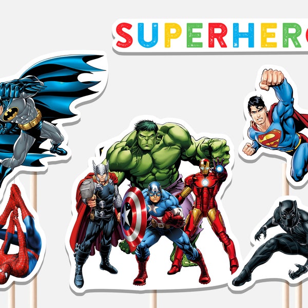 Avengers Cake Topper - Etsy