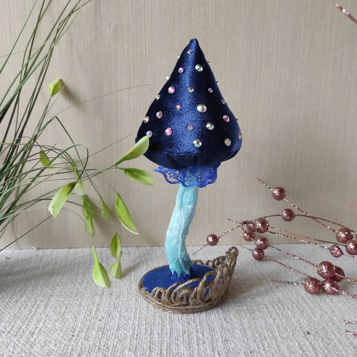 Psychedelic decor mushroom Psychedelic mushroom Textile | Etsy