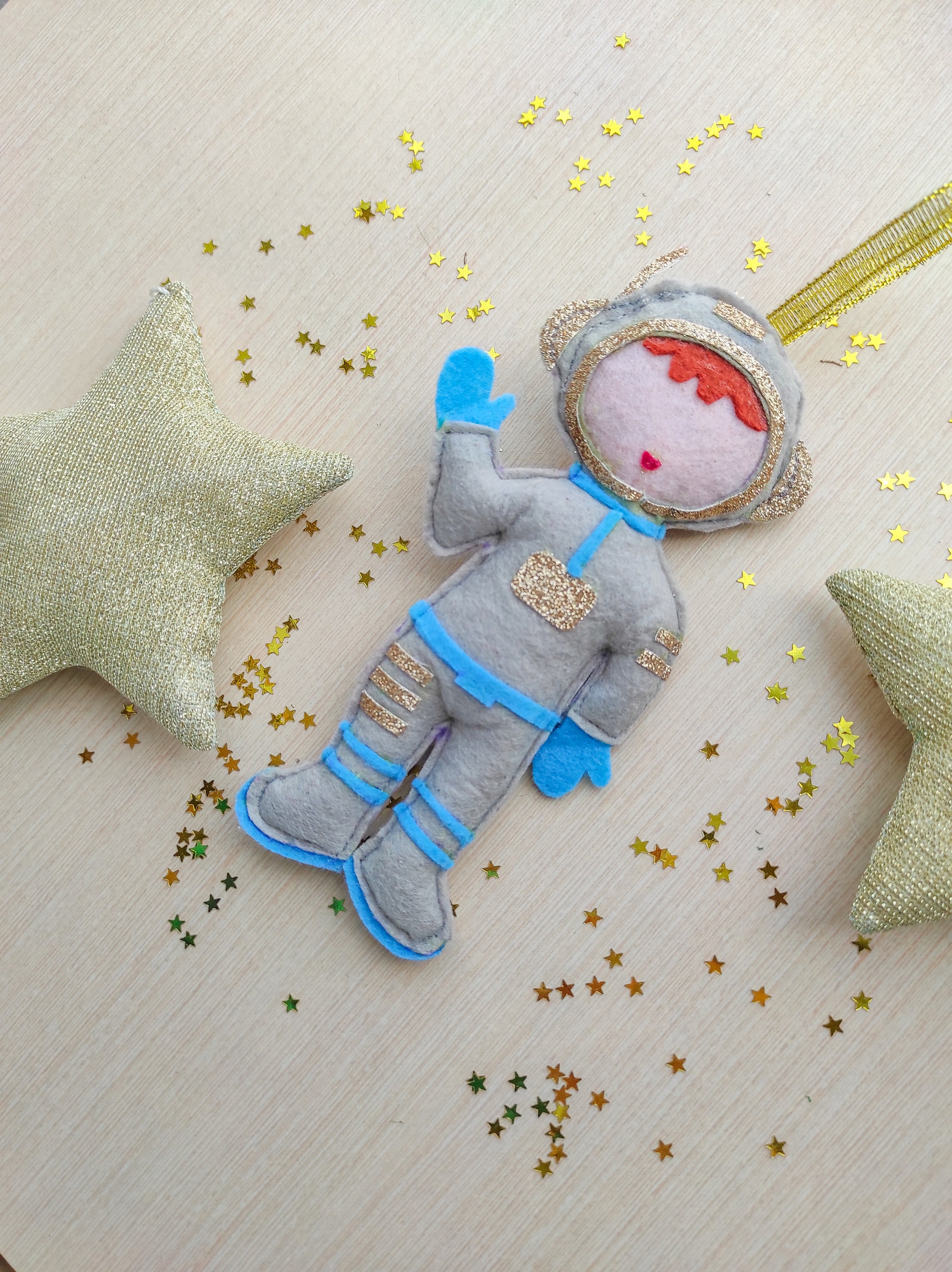 Astronaut Room Decor, Astronaut Toy, Space Decor Boys Room, Felt Toy ...
