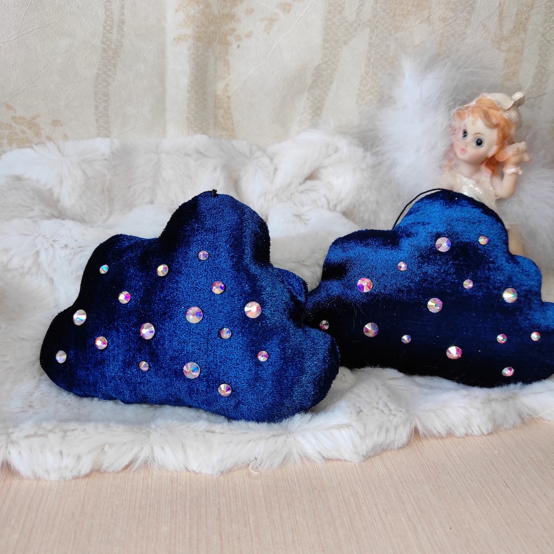 Cloud Wall Hanging, Cloud Nursery Decor, Cloud Garland, Cloud Wall ...