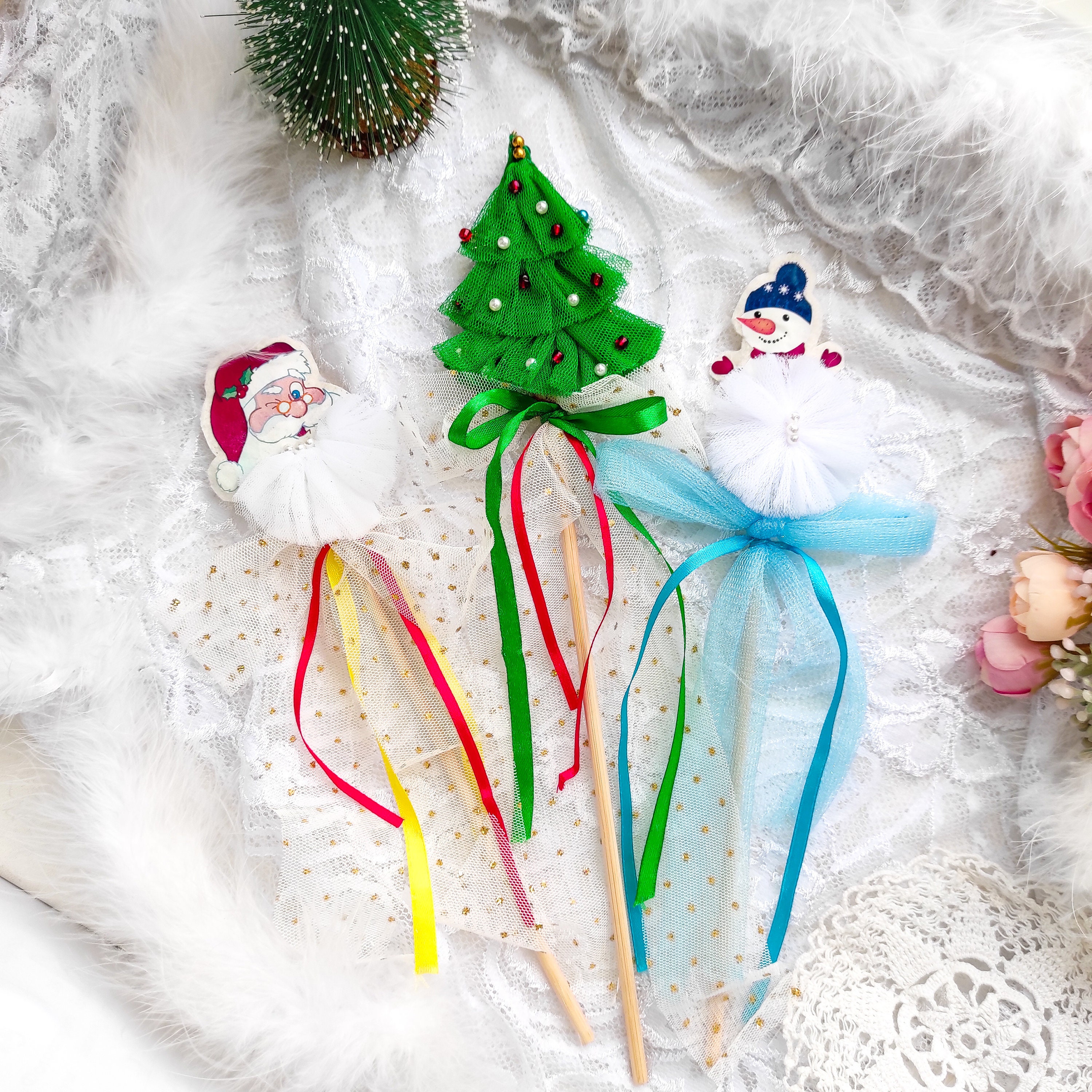 Christmas Wand, Tree Wand, Holiday Magic Wand, Christmas Decor, Kids ...