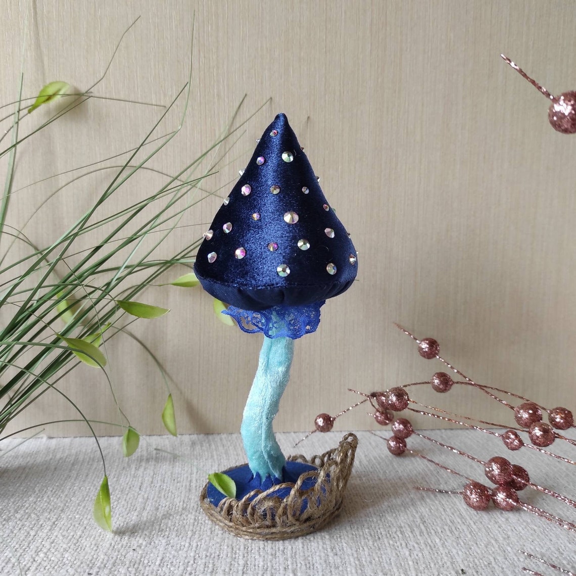 Psychedelic decor mushroom Psychedelic mushroom Textile | Etsy