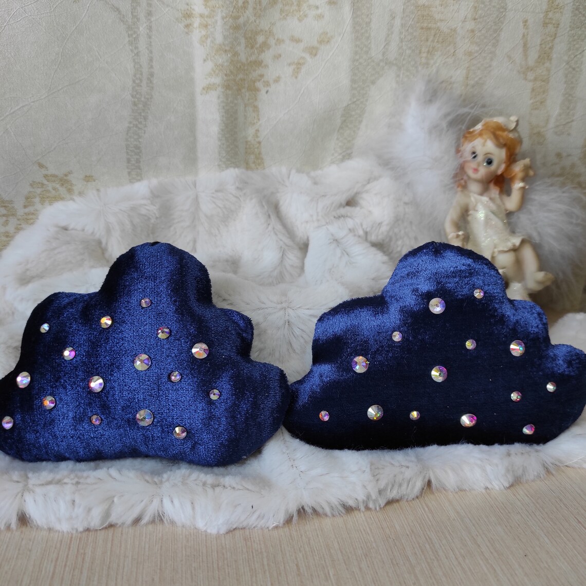 Cloud Wall Hanging, Cloud Nursery Decor, Cloud Garland, Cloud Wall ...