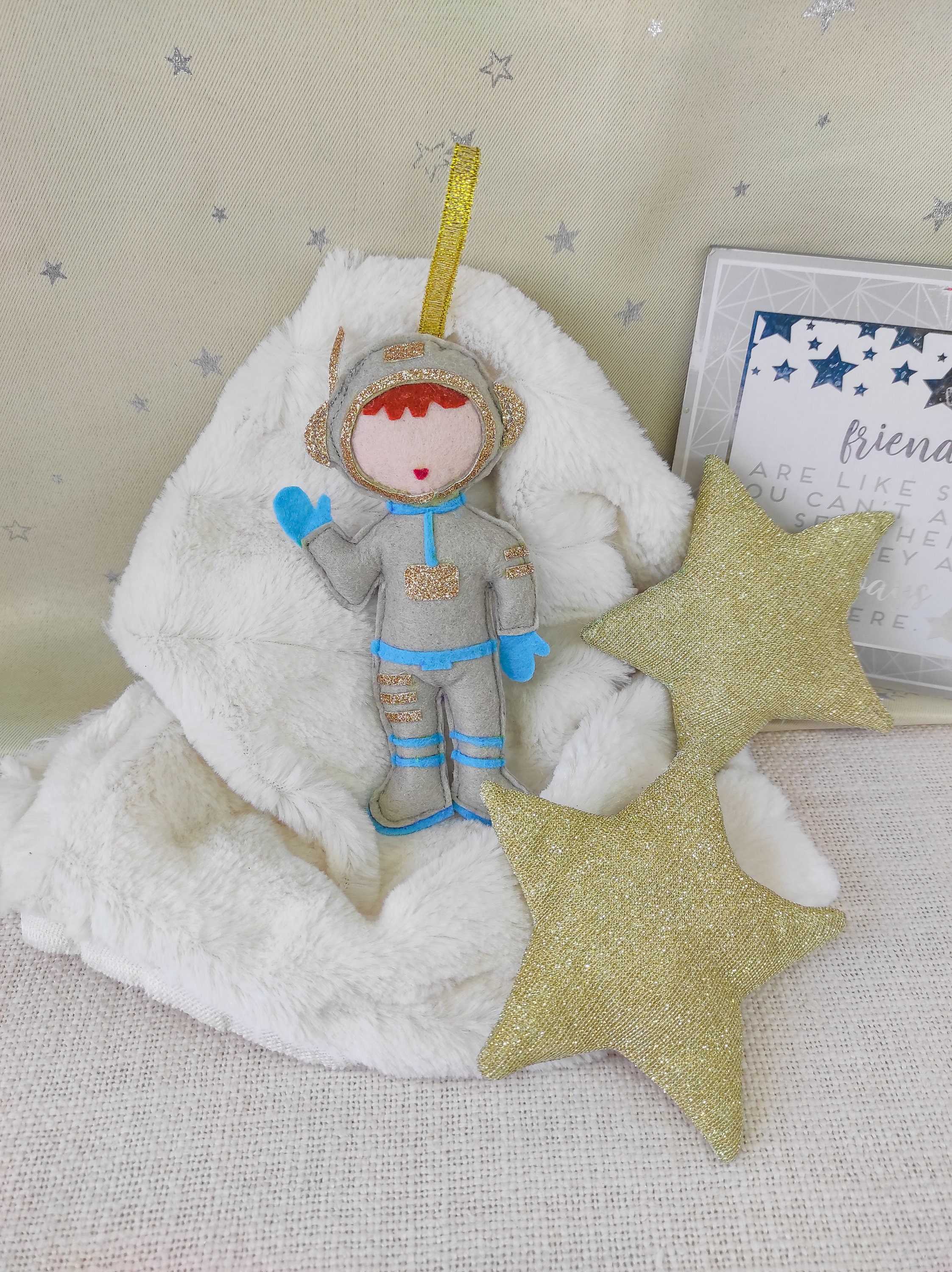 Astronaut Room Decor, Astronaut Toy, Space Decor Boys Room, Felt Toy ...