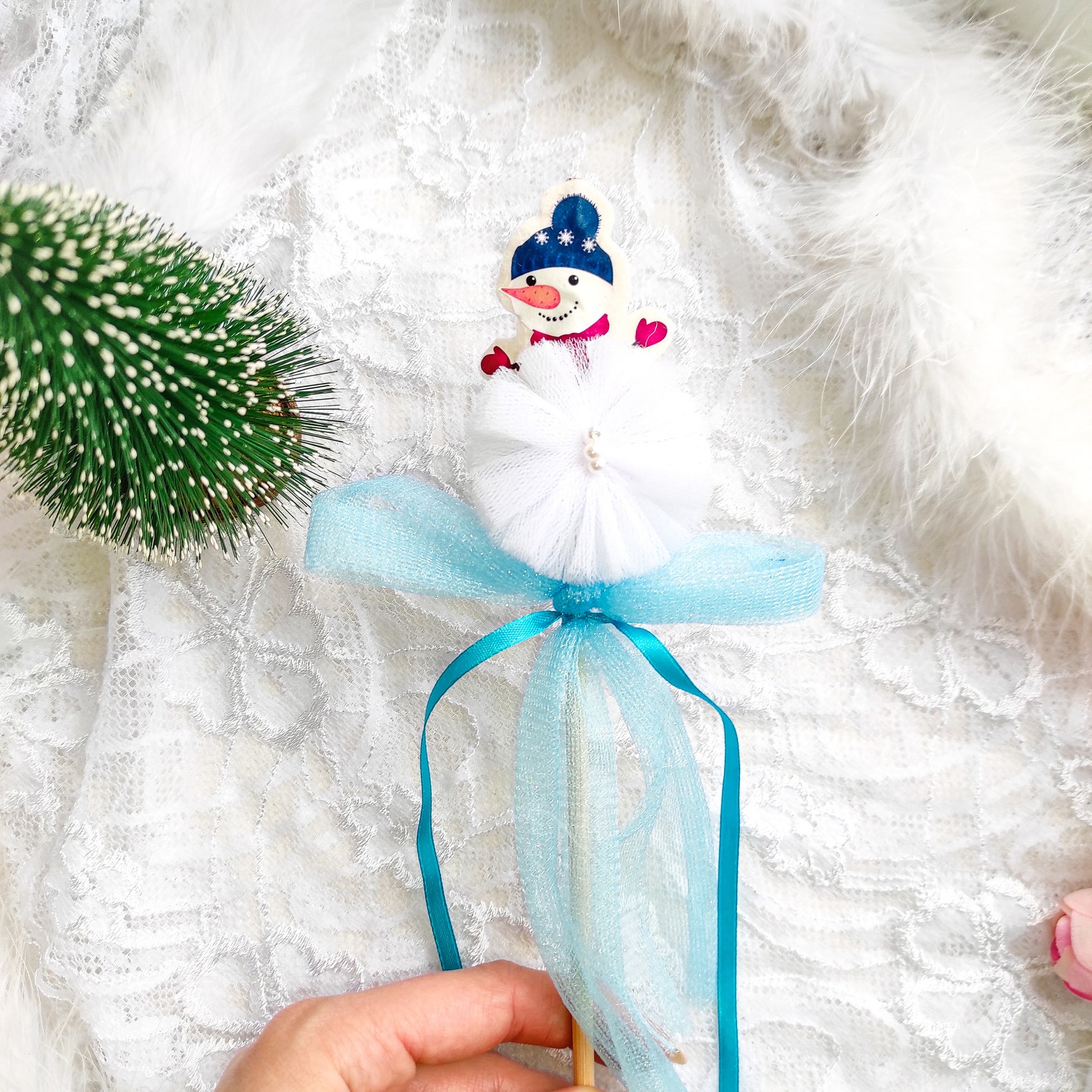 Christmas Wand, Tree Wand, Holiday Magic Wand, Christmas Decor, Kids ...