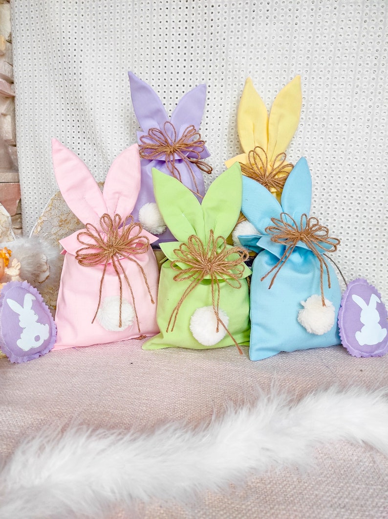 Bunny Treat Bag, Easter Treat Bags, Easter Box for Gift, Children Treat ...