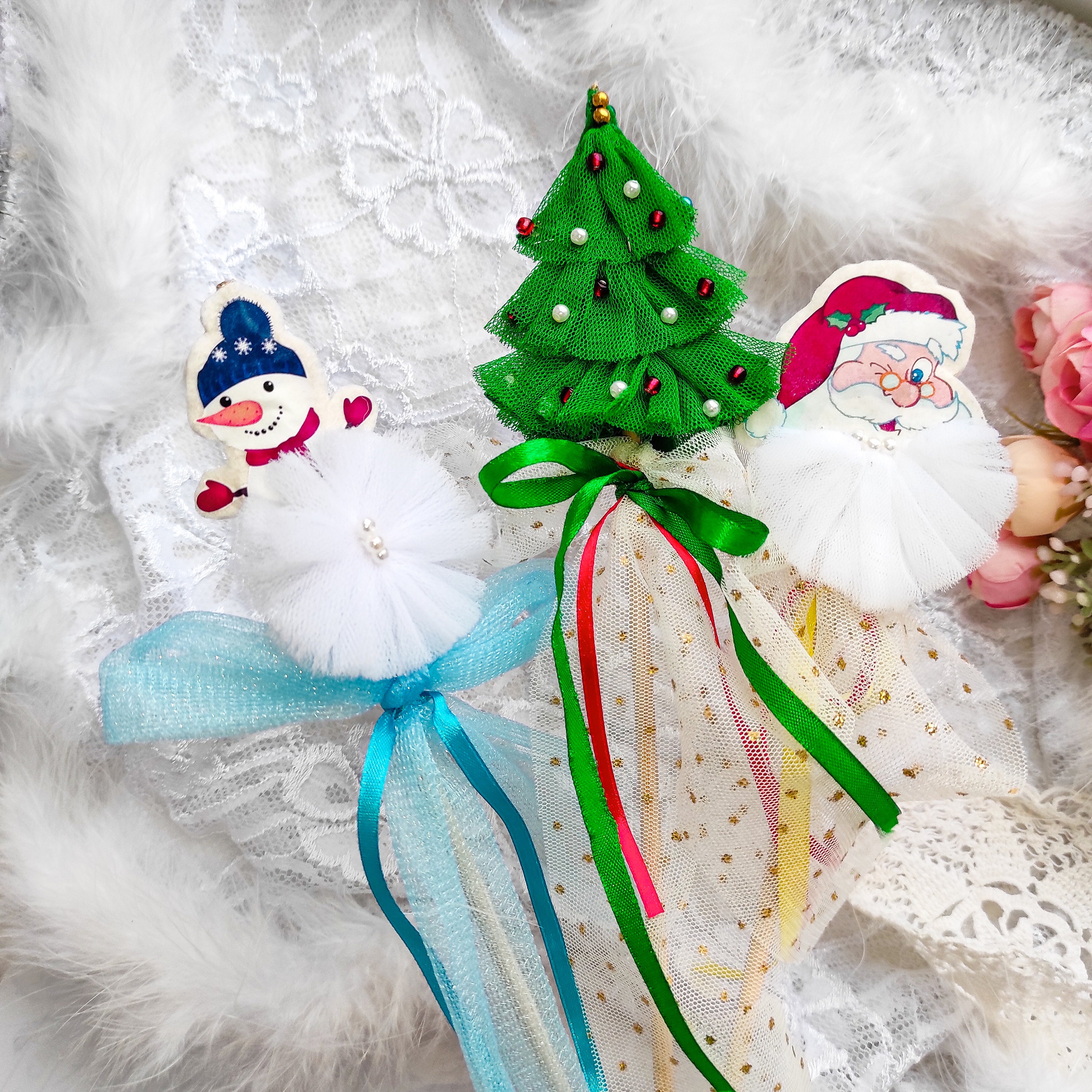 Christmas Wand, Tree Wand, Holiday Magic Wand, Christmas Decor, Kids ...