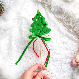 Christmas Wand, Tree Wand, Holiday Magic Wand, Christmas Decor, Kids ...
