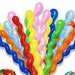 Large Spiral Balloons Curly Balons Twisted Wavy Long Balloons - Etsy UK