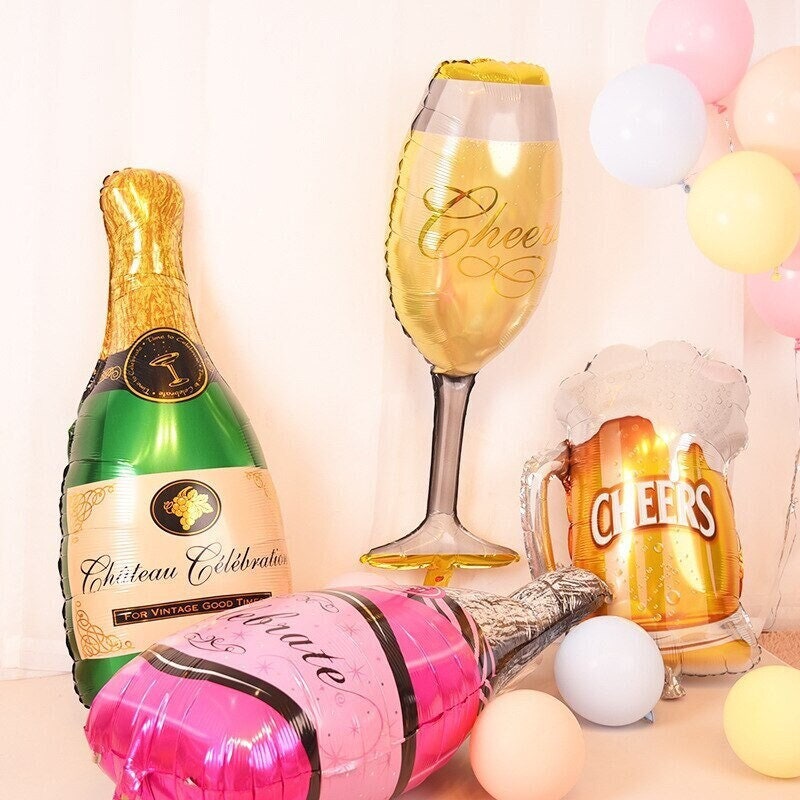 Champagne Bottle Balloon - Etsy