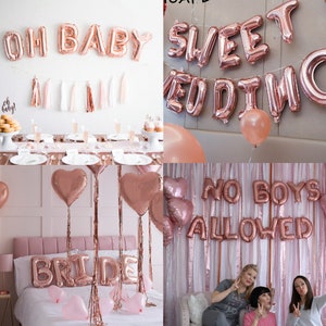 Bride Balloons HEN Party Shaadi Mubarak Foil Banner Self-inflating ...